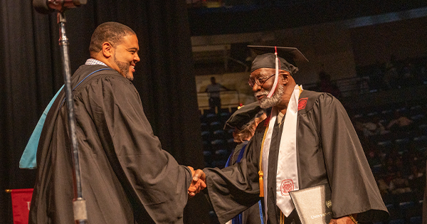 Story of Strength: 86-year-old Vet Graduates Hartt - University of Hartford