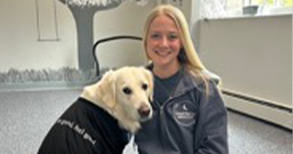Paws-itive Impact: Grad and Therapy Dog Bring Joy and Healing to ...