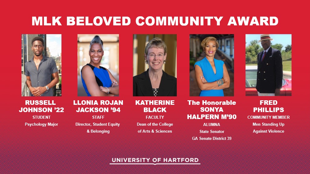 MLK Beloved Community Award Recipients - University of Hartford
