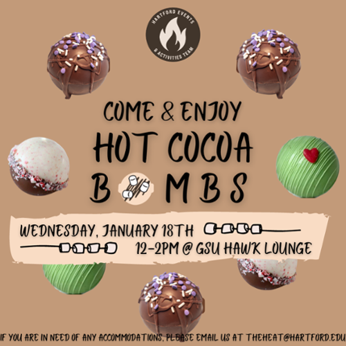 HEAT's Hot Cocoa Bomb Grab & Go - University of Hartford