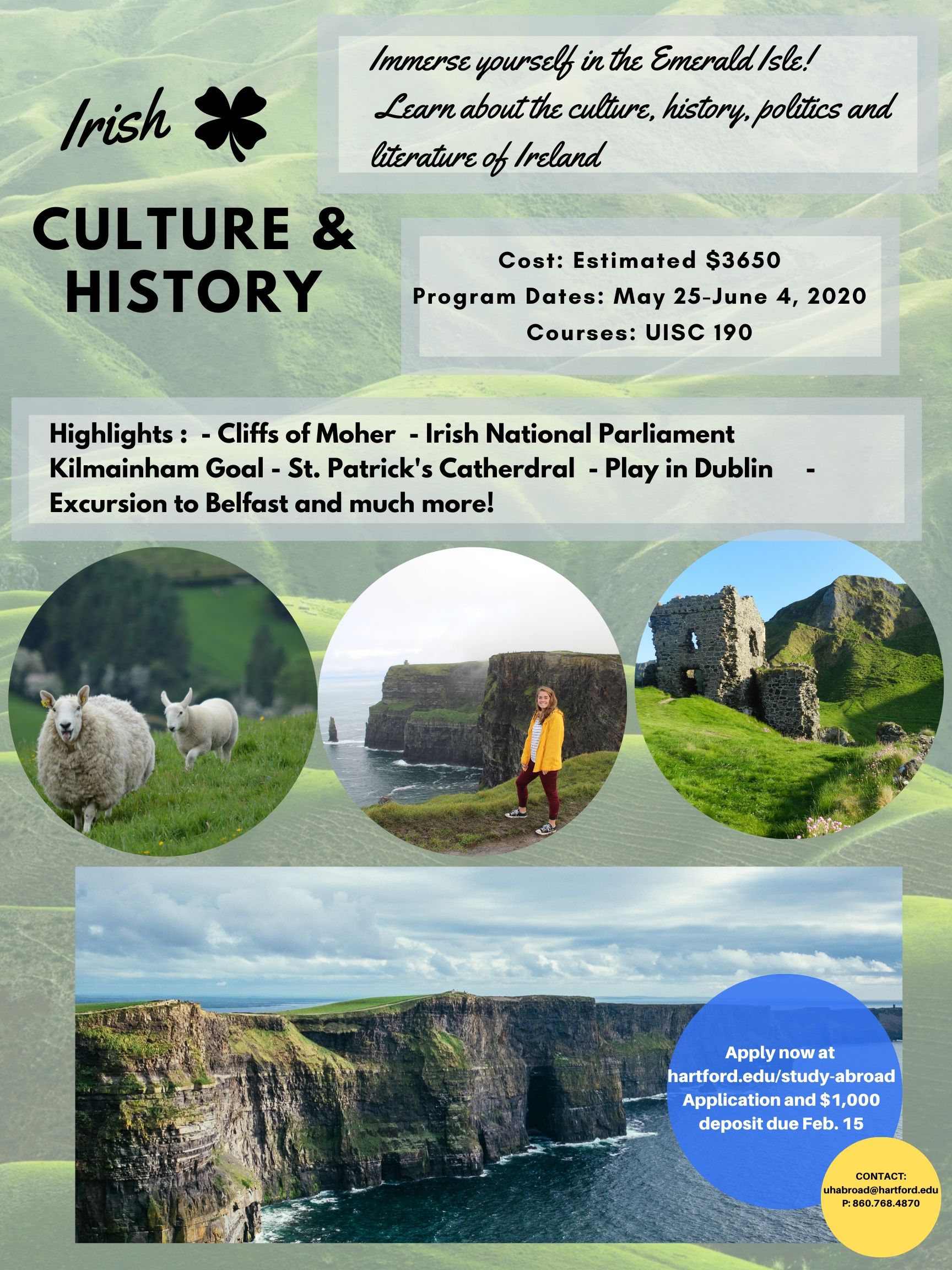 Apply Now for Irish Culture and History Short-Term Study Abroad ...