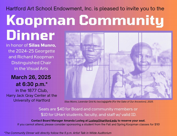 Koopman Community Dinner - University of Hartford