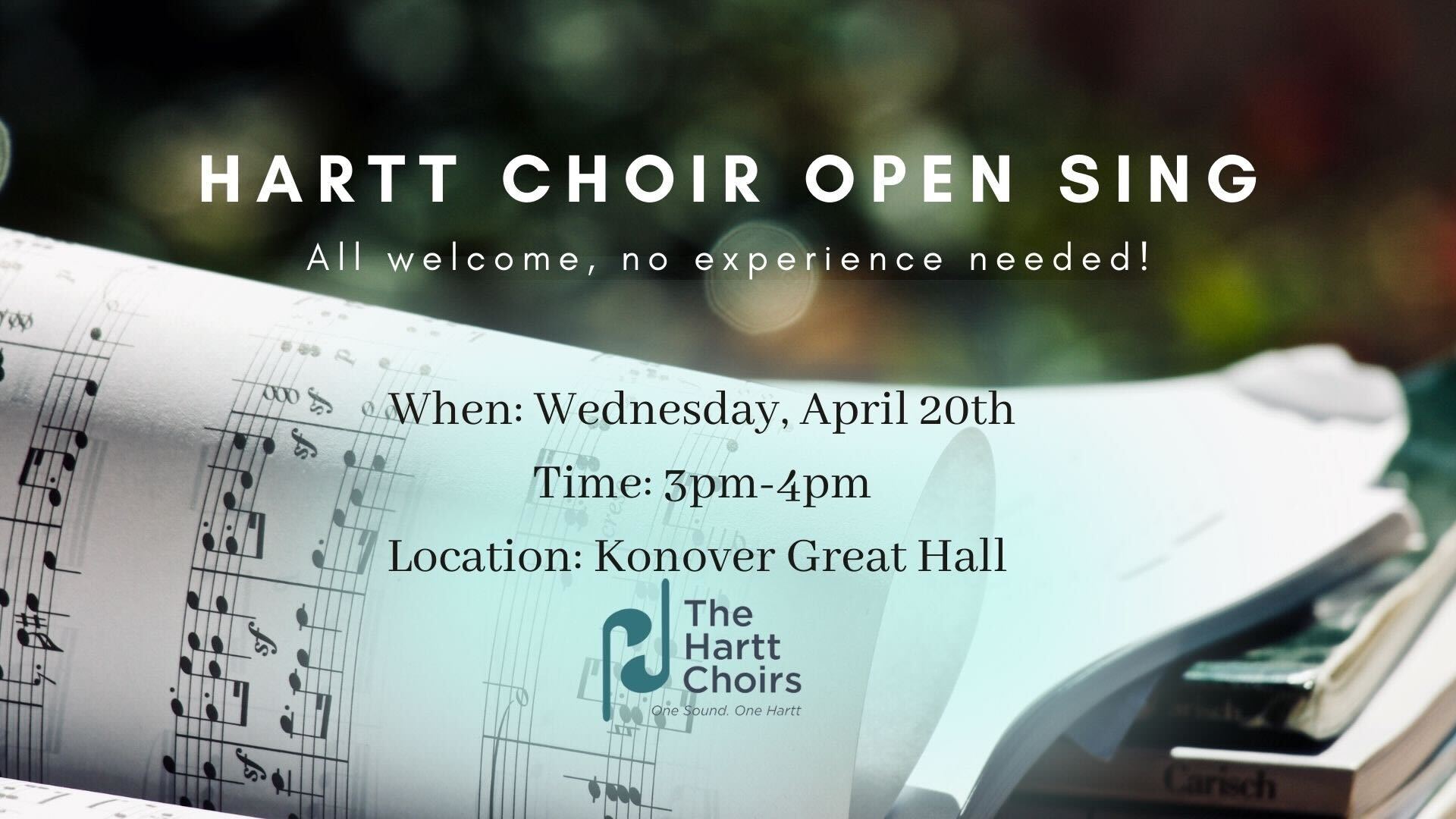 Open Sing With The University Chorus - University of Hartford