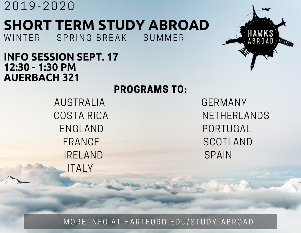 Short Term Study Abroad Information Session Tomorrow