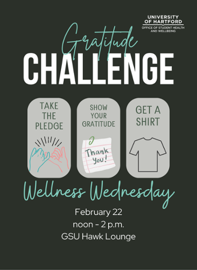 Wellness Wednesday: Gratitude & Kindness Challenge - University of Hartford