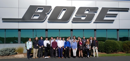 Acoustical Society of America Students Visit Bose - University of Hartford