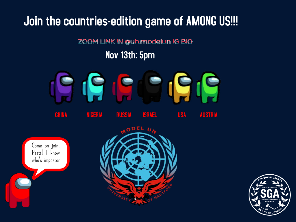 Model UN Among Us Countries Edition | University of Hartford